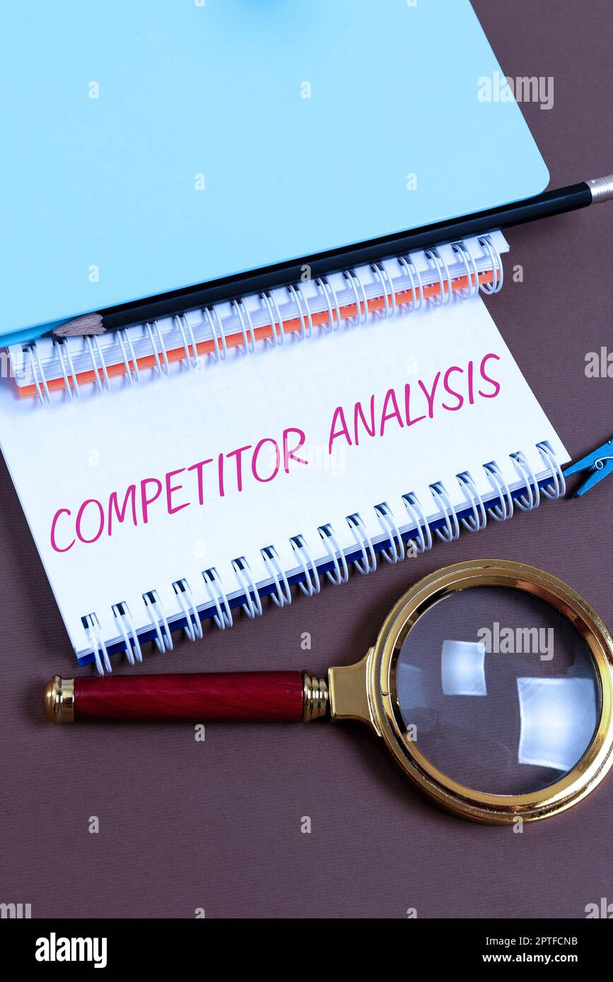 Sign displaying Competitor Analysis, Conceptual photo Determine the ...