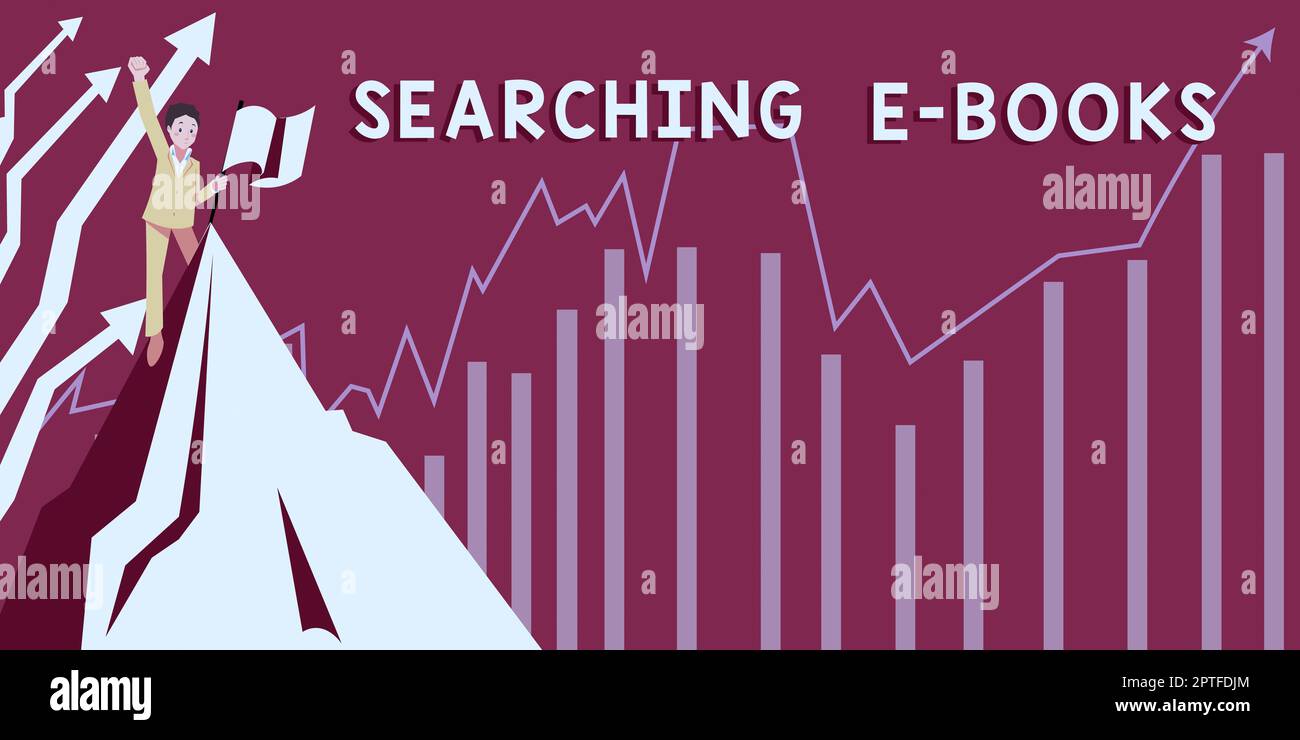 Inspiration showing sign Searching E Books, Concept meaning looking for ...