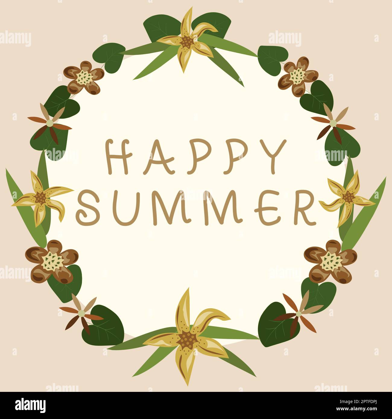 Happy Summer Solstice Clipart