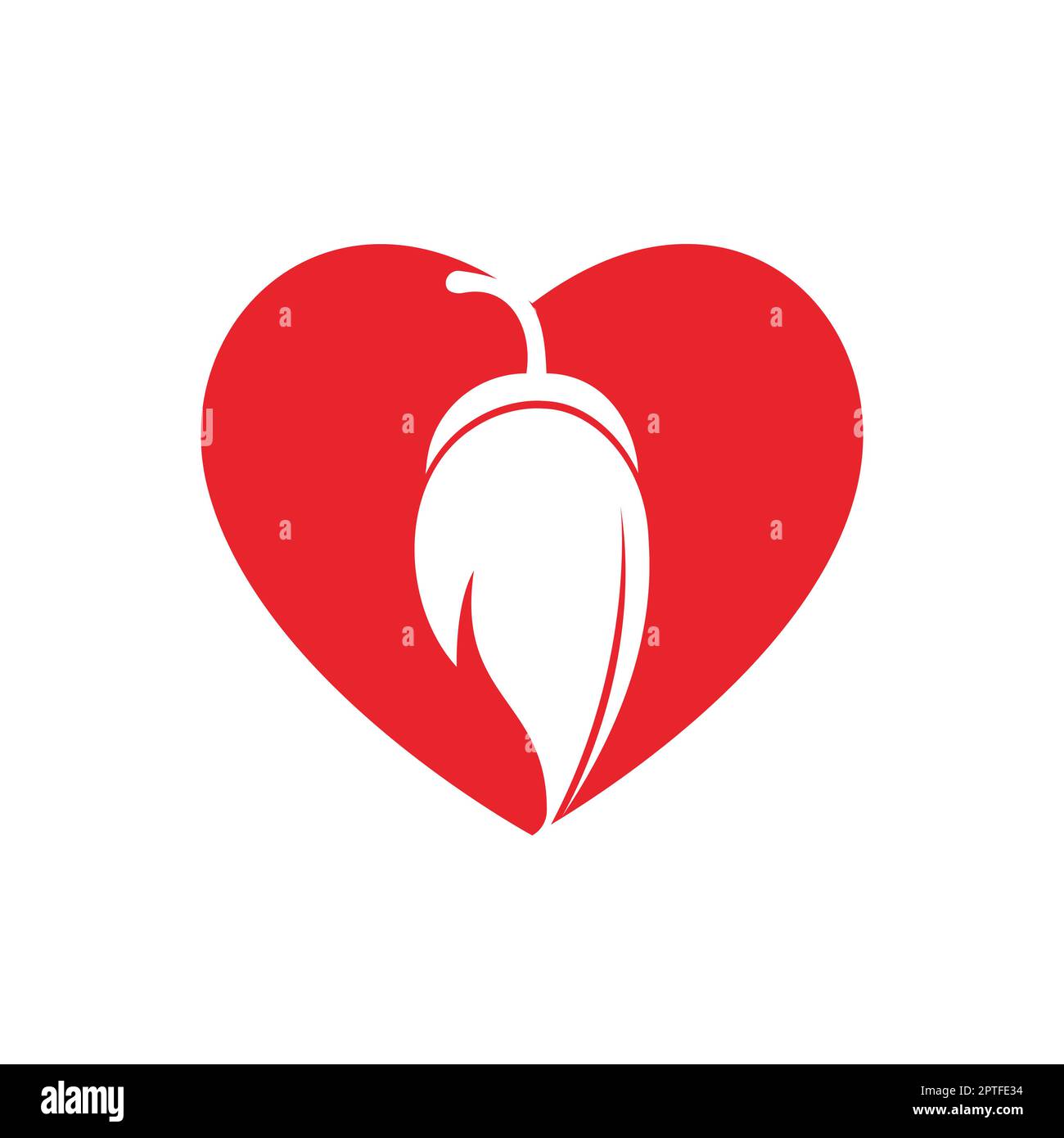 Chilli heart Stock Vector Images - Alamy