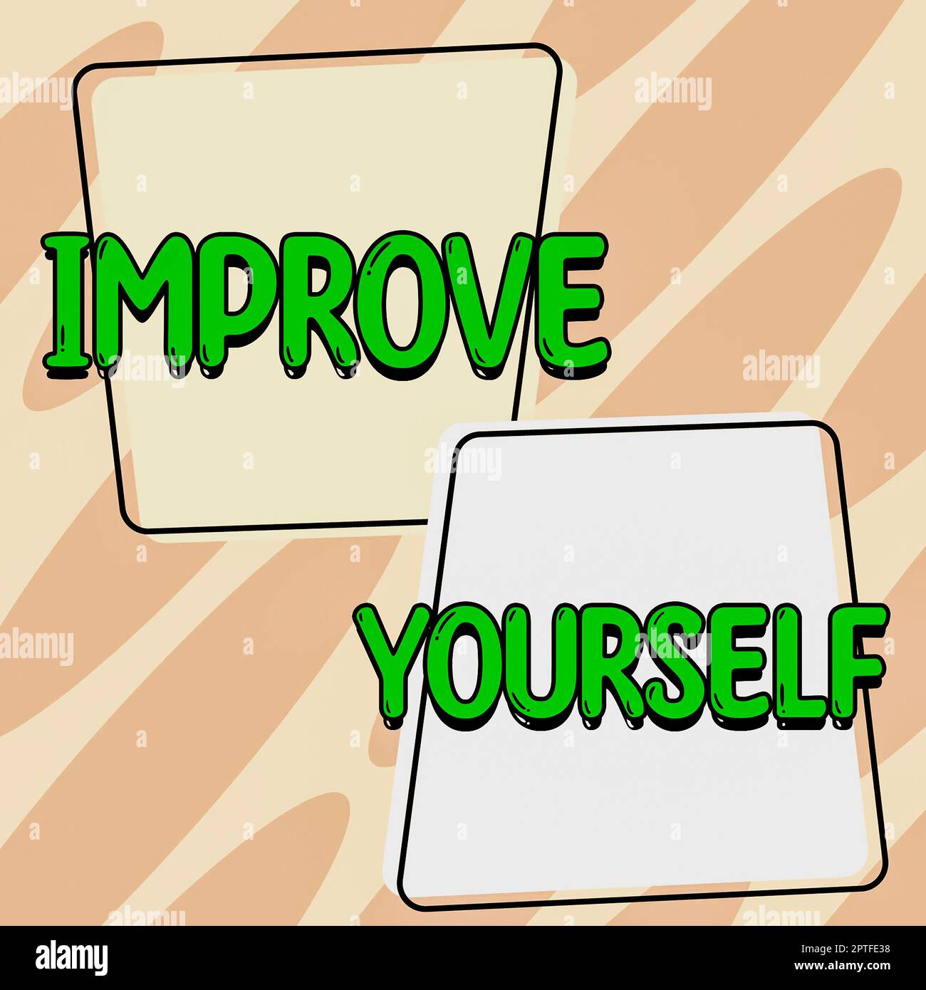 Inspiration showing sign Improve Yourself, Word Written on to make your ...