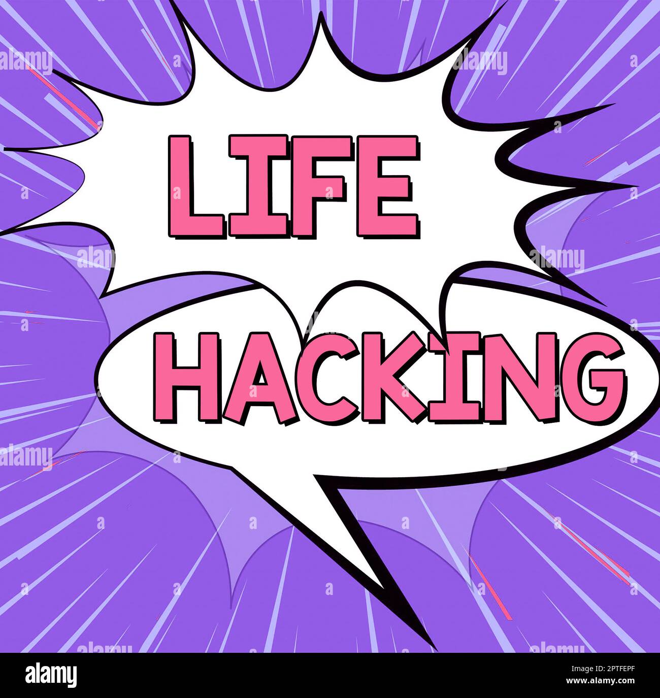 Writing displaying text Life Hacking, Business concept Simple and ...