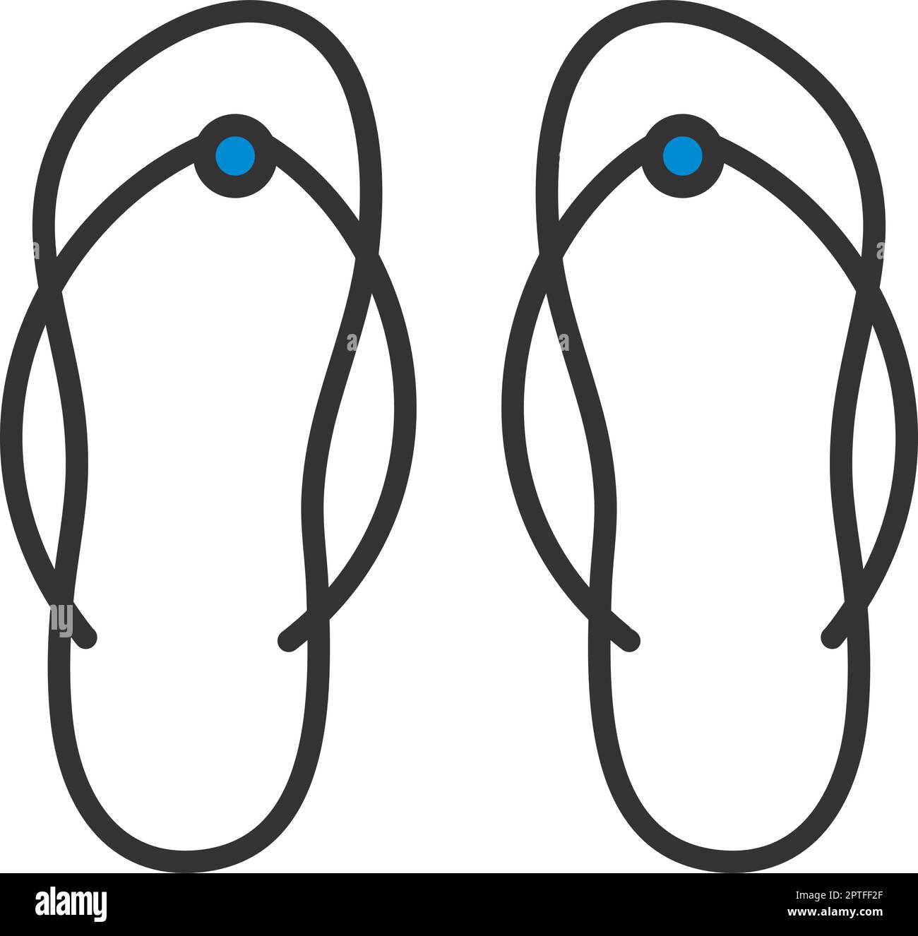 Spa Slippers Icon Stock Vector Image & Art - Alamy