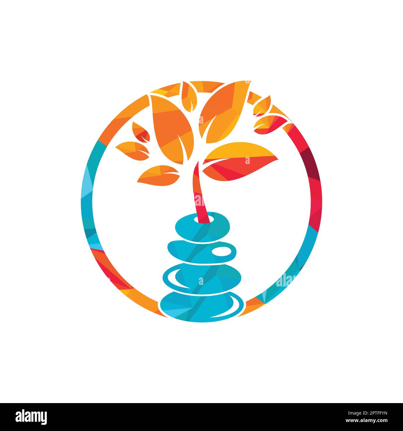 Spa and meditation vector logo design. Zen and wellness logo concept ...