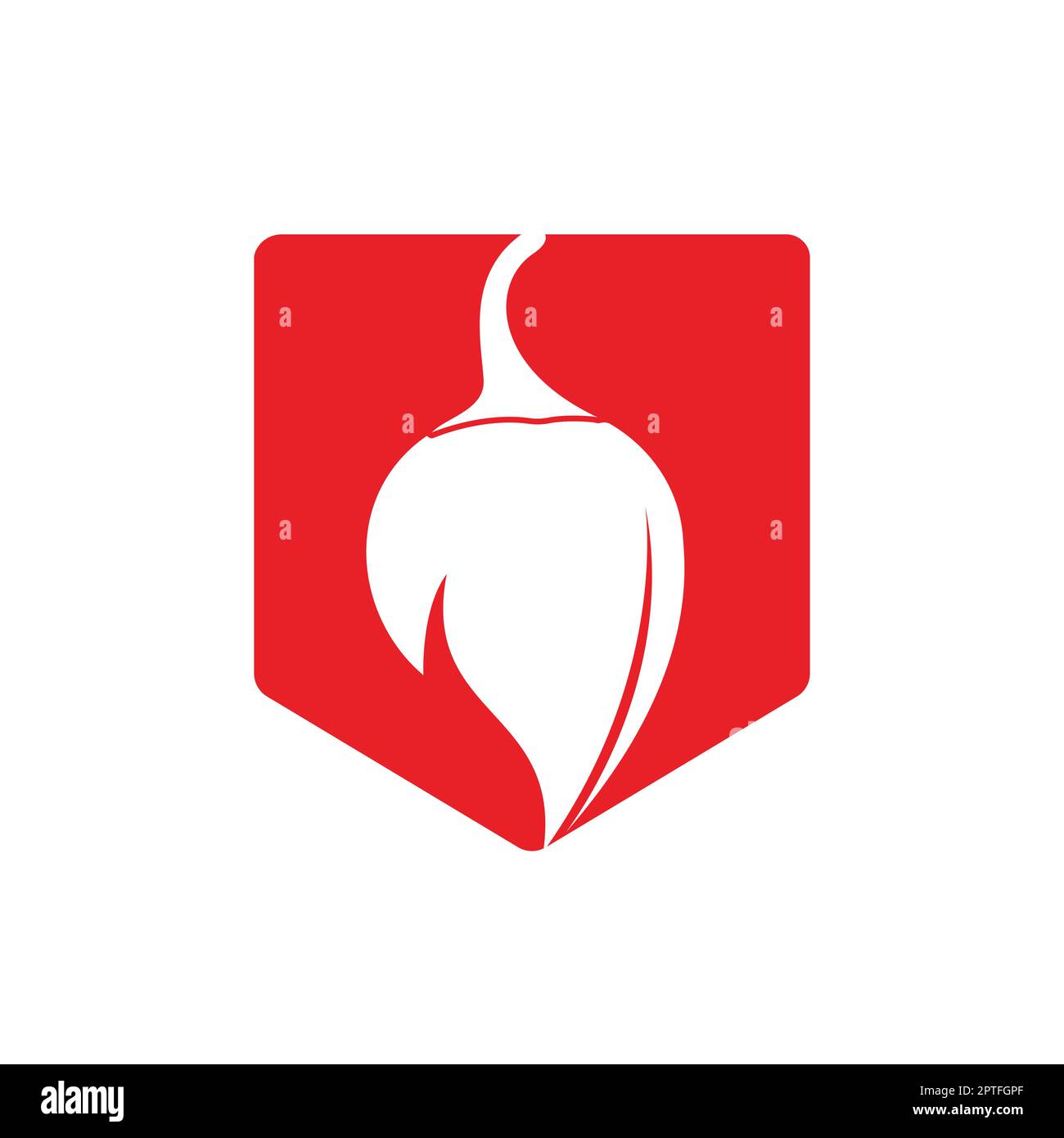Chili hot and spicy food vector logo design inspiration. Chili pepper ...