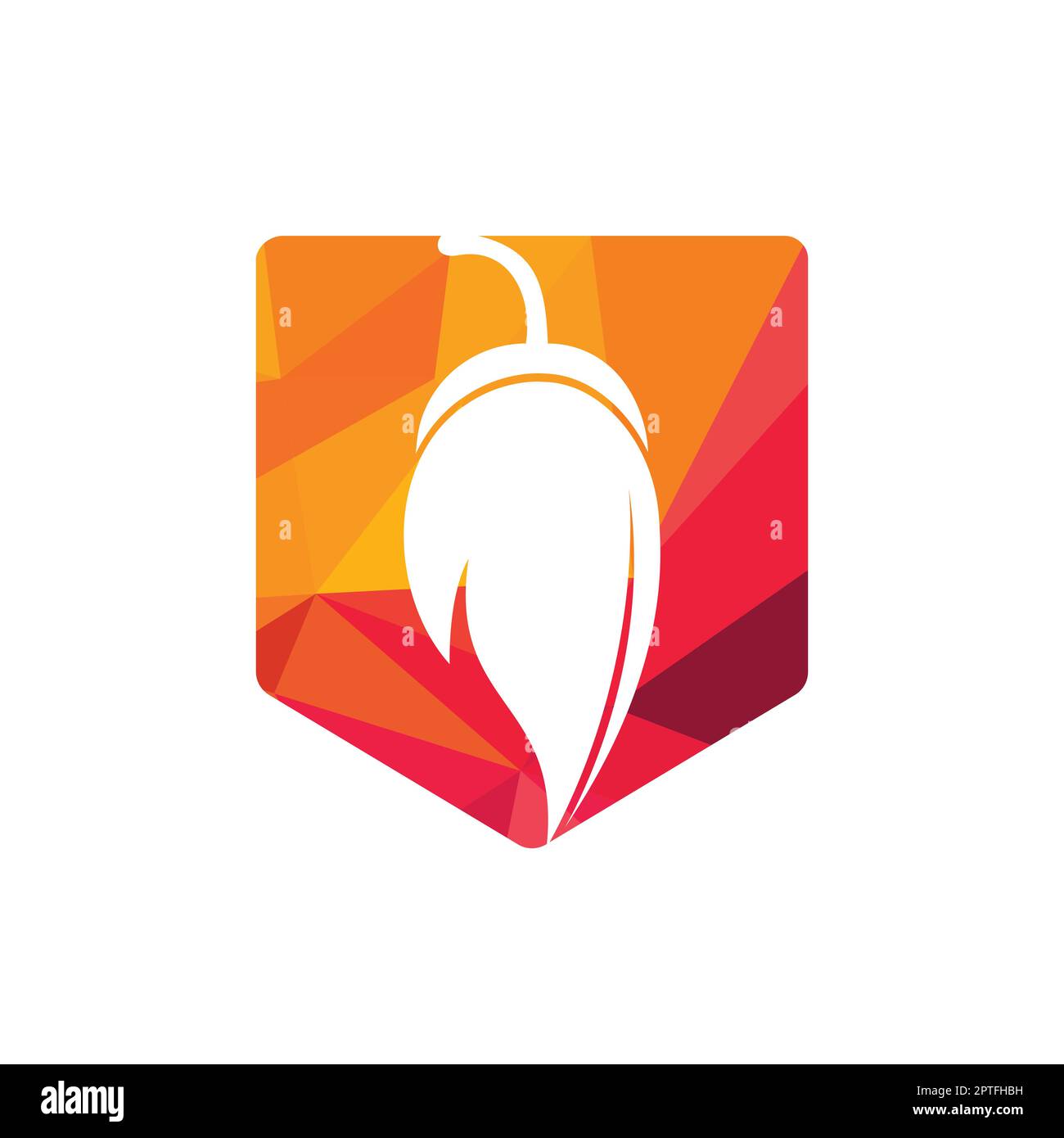 Chili hot and spicy food vector logo design inspiration. Chili pepper ...