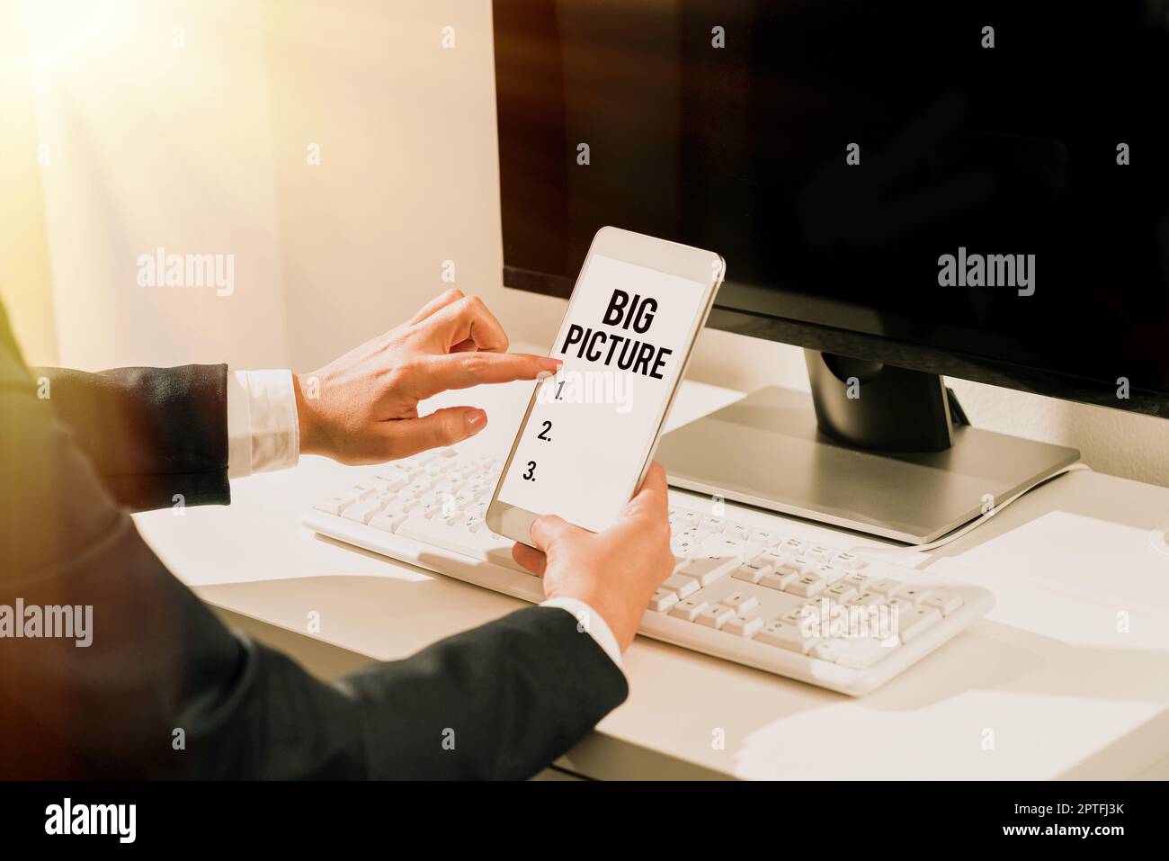 Inspiration showing sign Big Picture, Conceptual photo most important ...