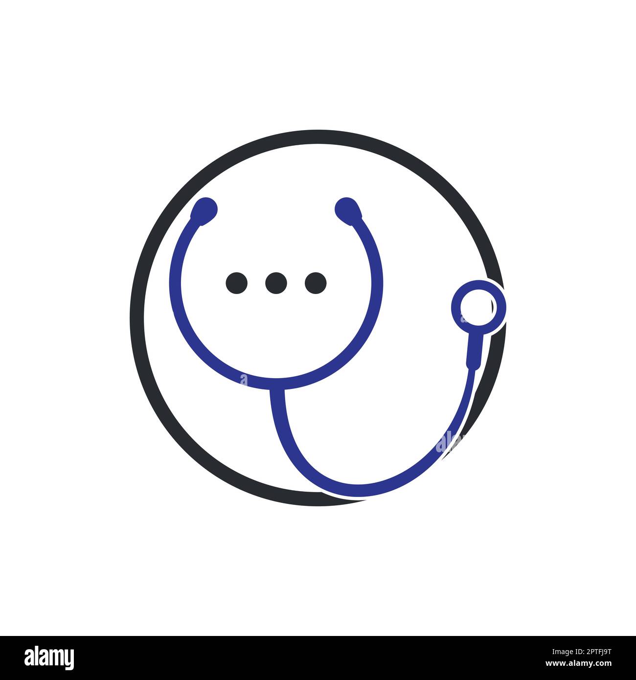 Medical chat and talk vector logo design. Doctor help and consult logo ...