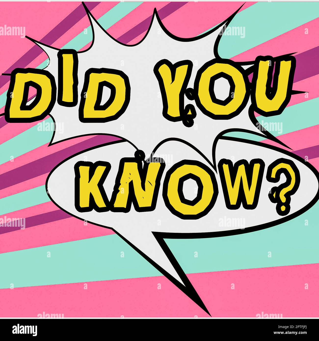 Sign displaying Did You Know Question, Business showcase Fun Facts and ...