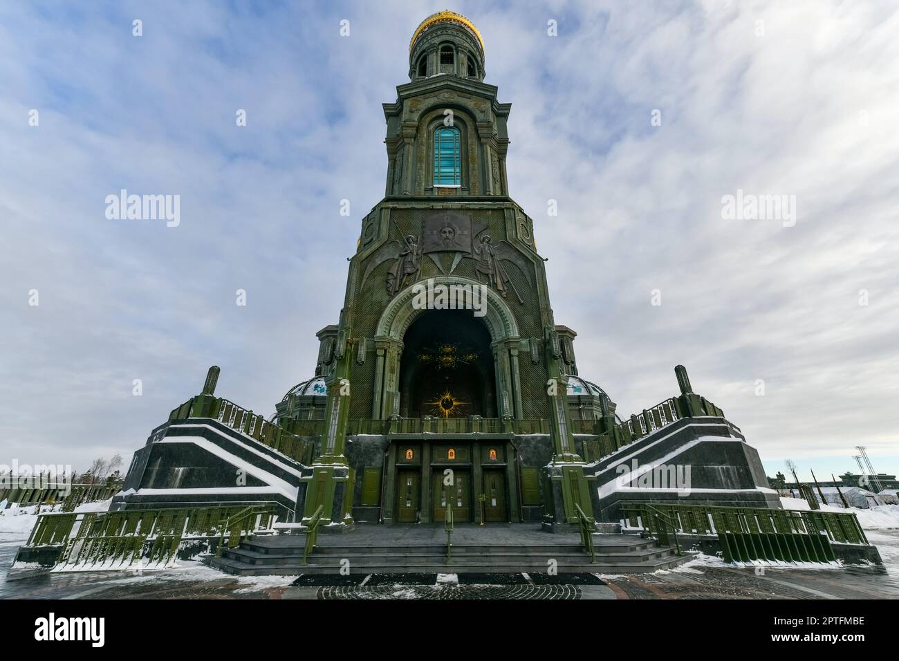 Main Temple of the Armed Forces of the Russian Federation. Located on the territory of the ...