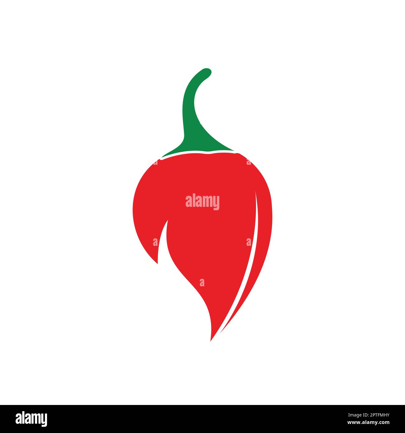 Chili hot and spicy food vector logo design inspiration. Chili pepper ...