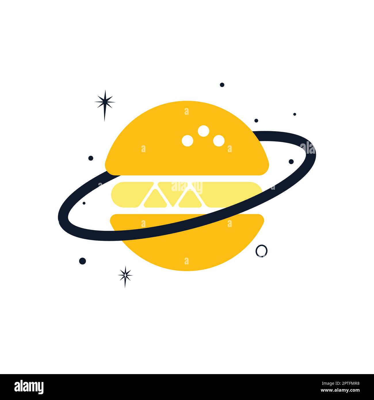 Burger earth hamburger Cut Out Stock Images & Pictures - Alamy