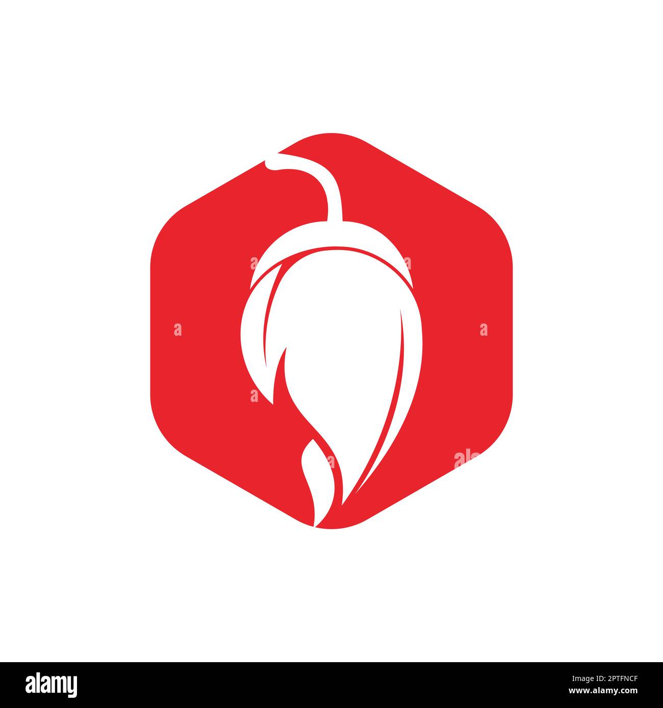 Chili hot and spicy food vector logo design inspiration. Chili pepper ...