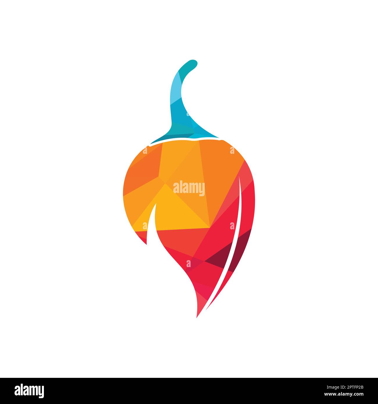 Chili hot and spicy food vector logo design inspiration. Chili pepper ...