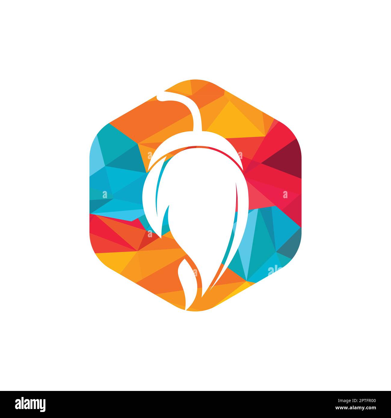 Chili hot and spicy food vector logo design inspiration. Chili pepper ...
