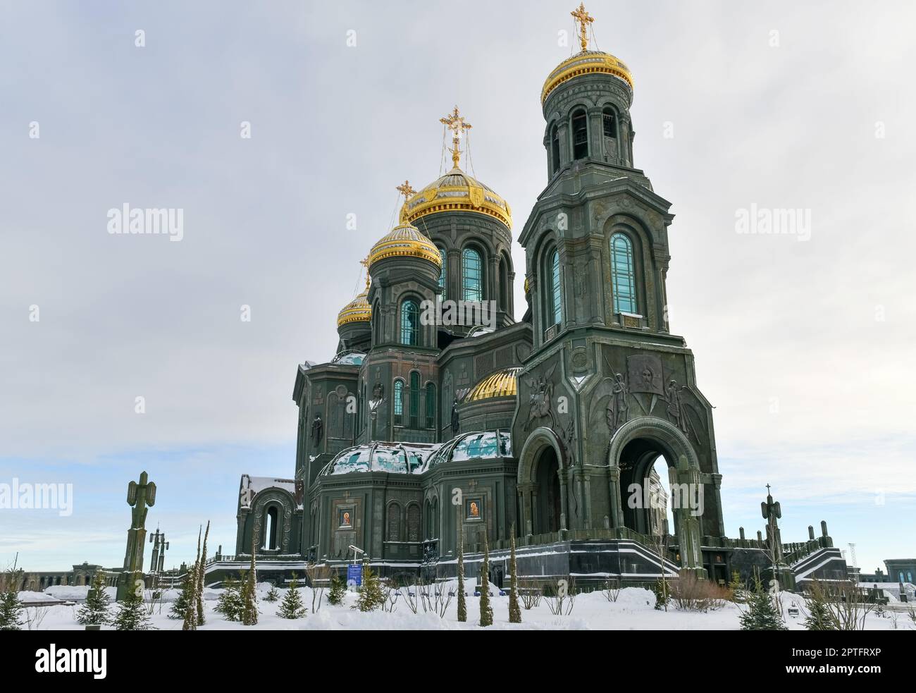 Main Temple of the Armed Forces of the Russian Federation. Located on ...