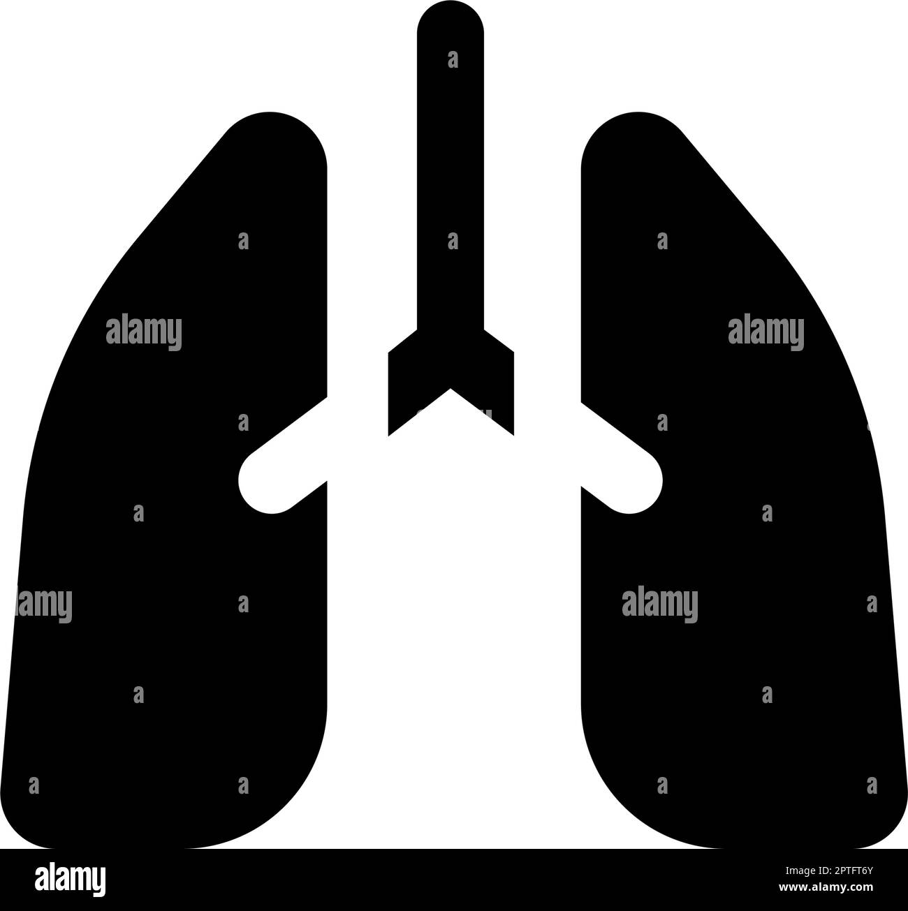 Human lungs clipart Black and White Stock Photos & Images - Alamy