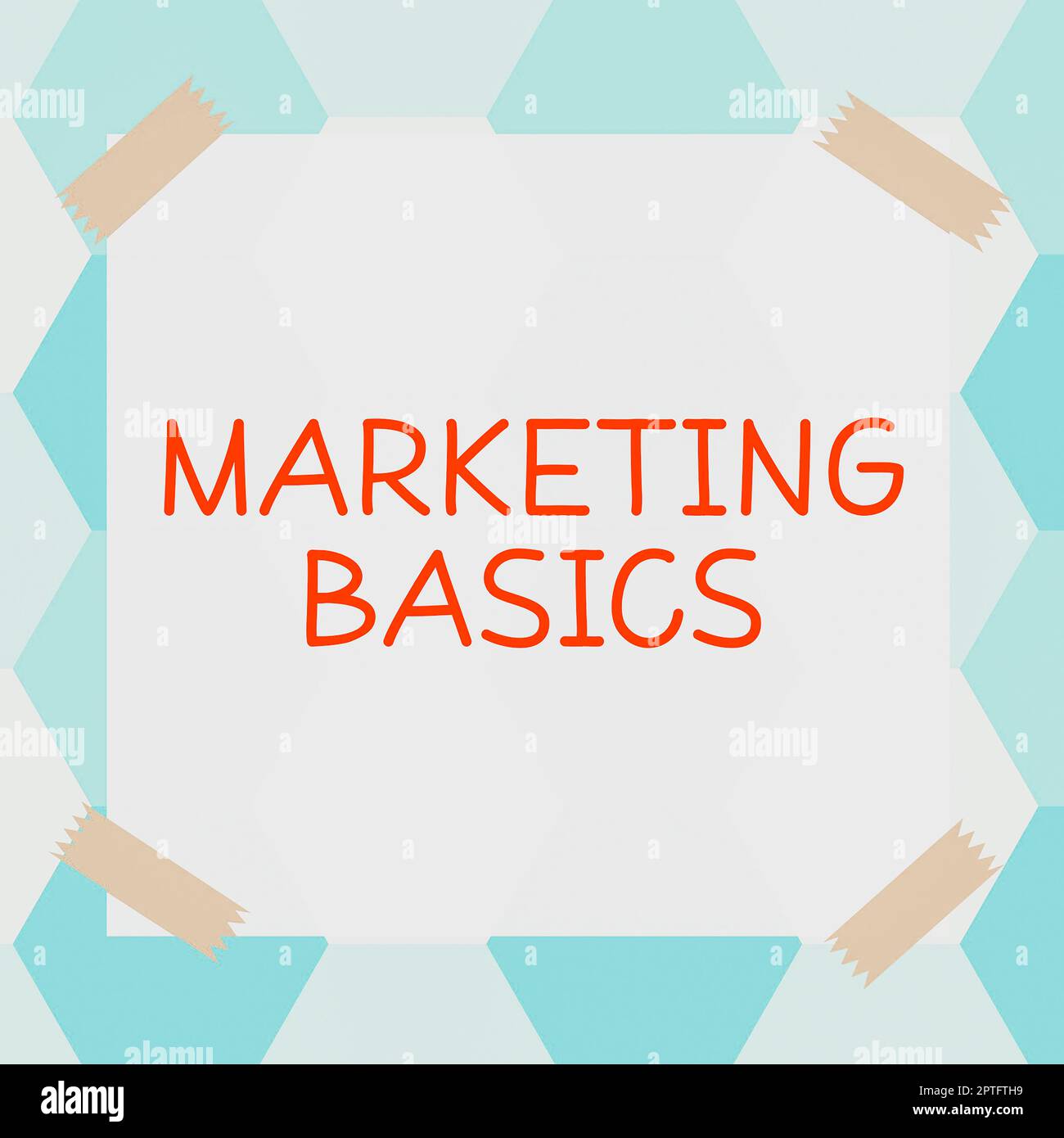 Hand writing sign Marketing Basics, Business overview activities a ...