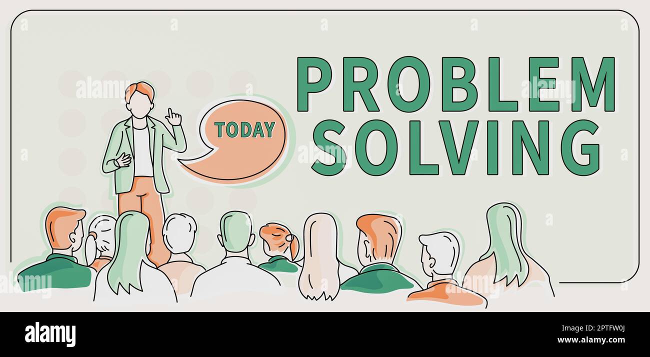Inspiration showing sign Problem Solving, Internet Concept having a ...
