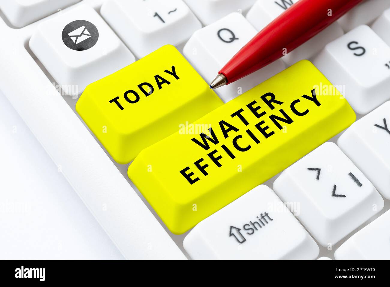 Inspiration showing sign Water Efficiency, Internet Concept reduce ...