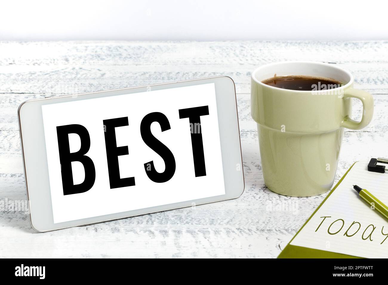 Handwriting text Best, Business concept to prove greater to surpass or ...