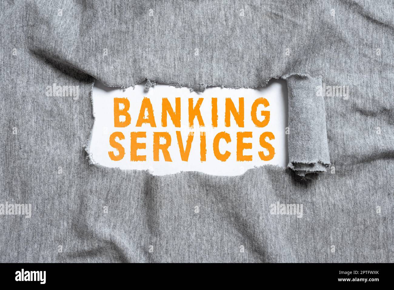 Hand writing sign Banking Services, Business idea tools for managing ...