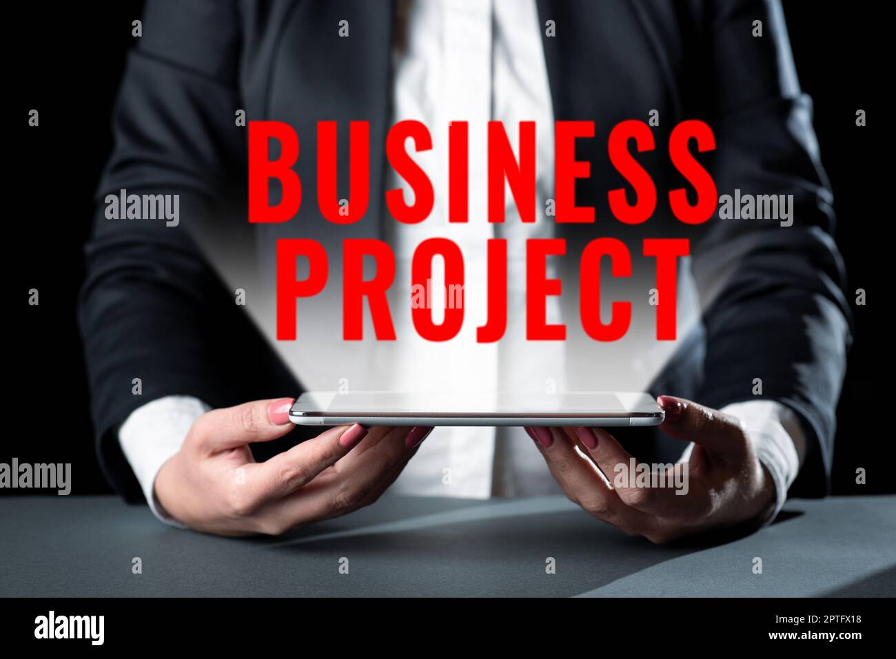 Text sign showing Business Project, Word for Planned set of ...