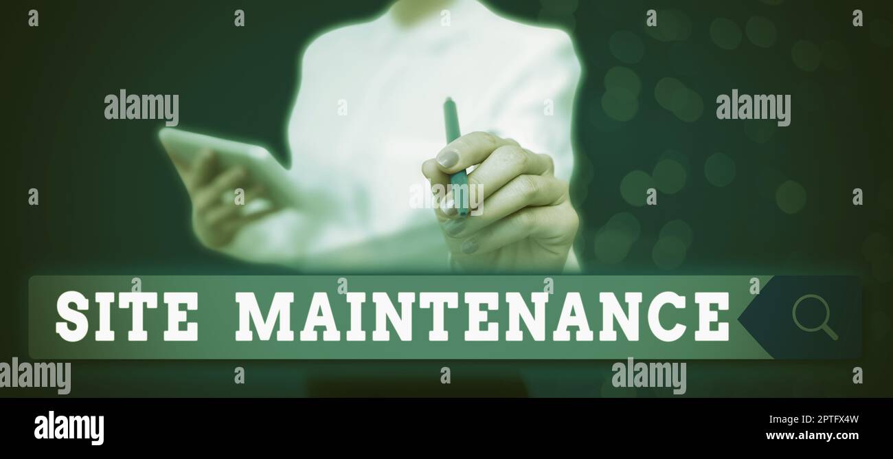 Conceptual display Site Maintenance, Internet Concept Monitoring and ...