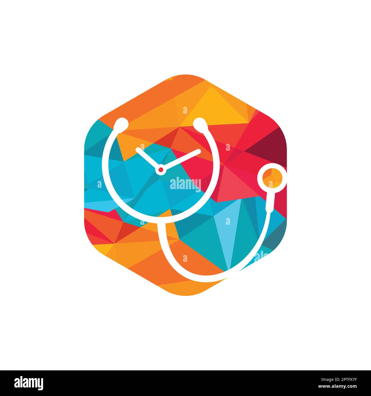 Medical time vector logo design template. Health and medical or ...