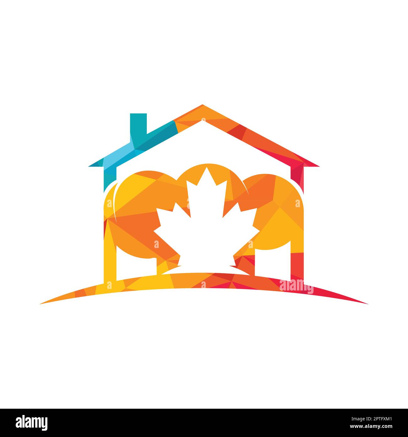 Canadian chef vector logo design template. Maple leaf with chef hat ...