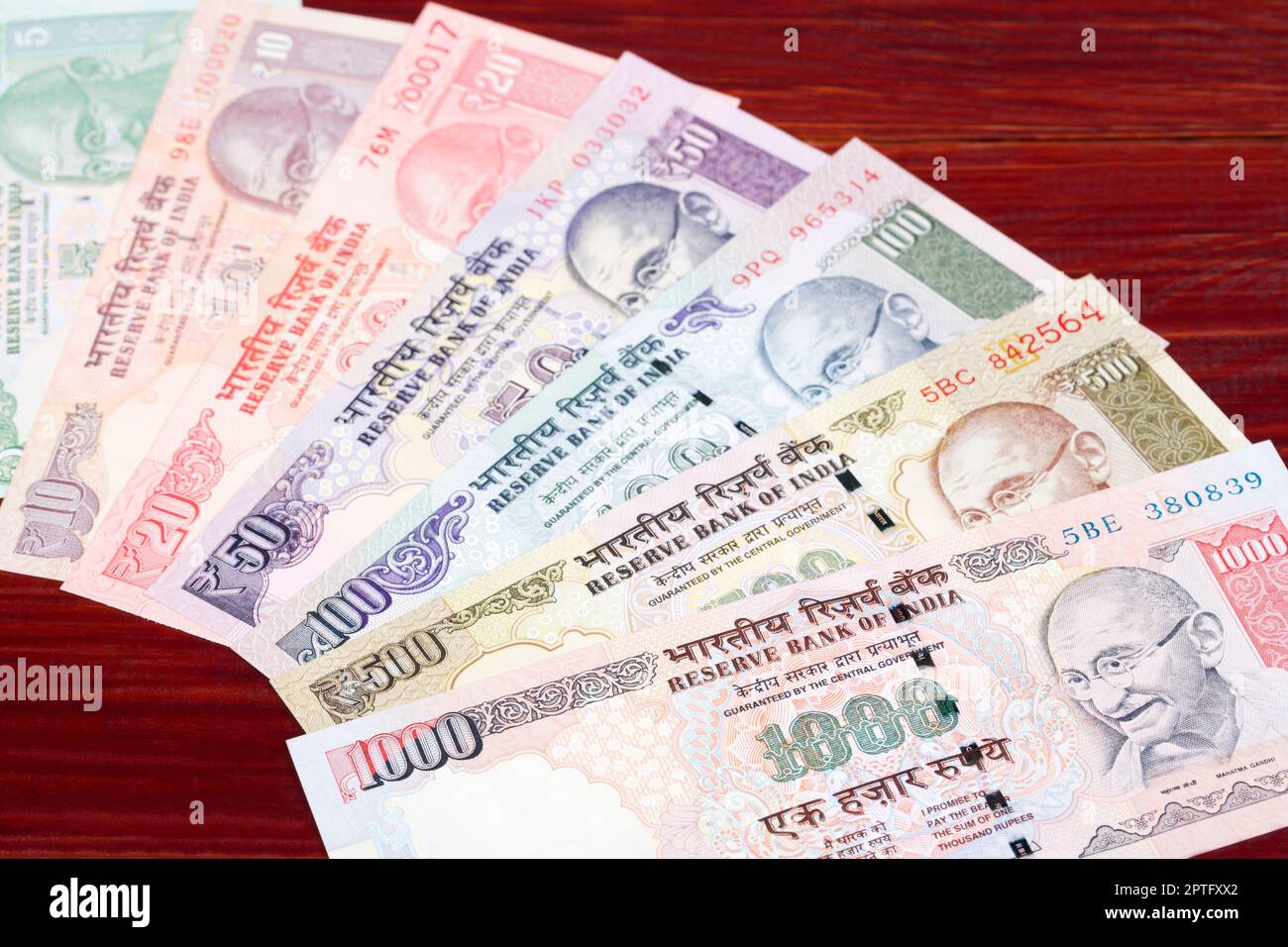 Old Indian money - rupee a busines background Stock Photo - Alamy