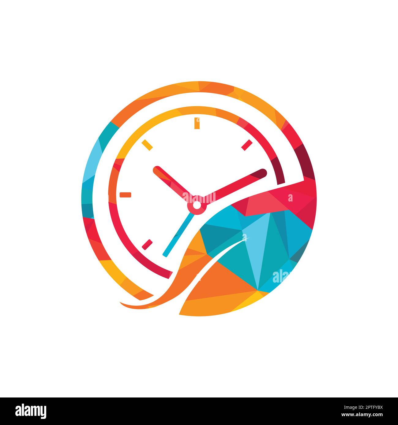 Nature time vector logo design template. Energy time and diet time logo ...