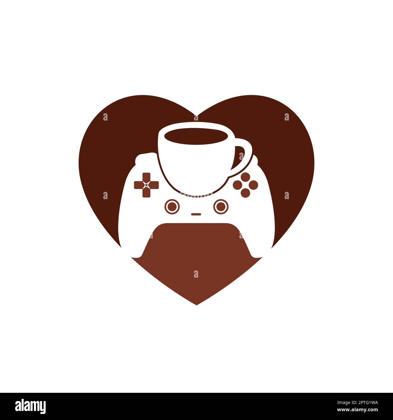 Gamer cafe vector logo design template Stock Vector Image & Art - Alamy