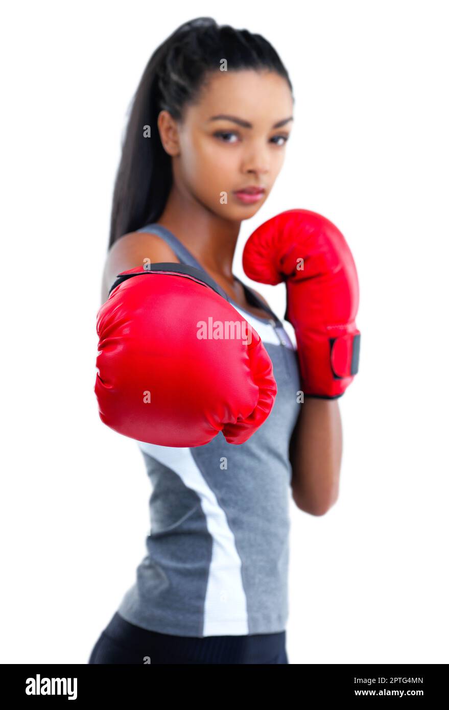 Female boxing back hi-res stock photography and images - Alamy