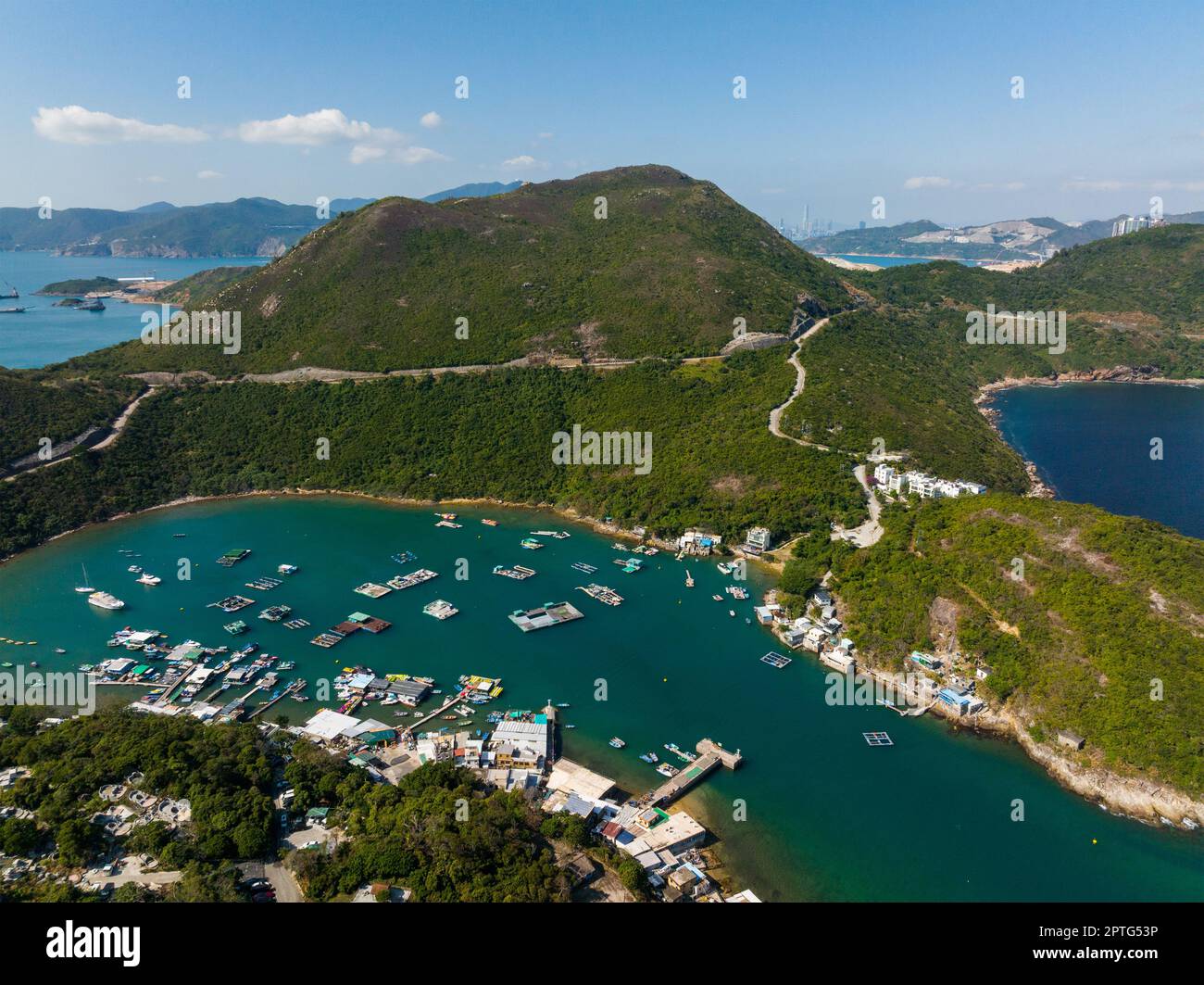 Top view of Hong Kong Po Toi O Stock Photo - Alamy