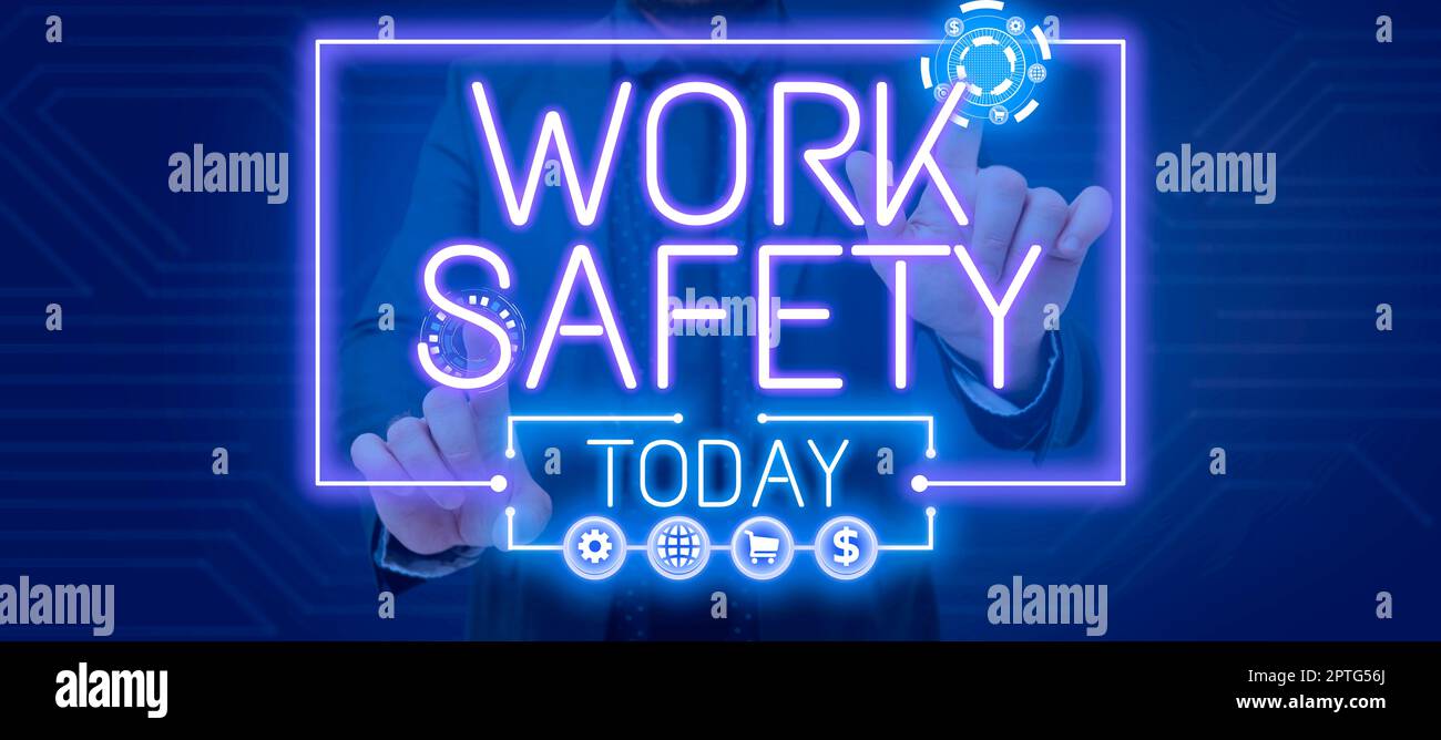 Inspiration showing sign Work Safety, Business approach preventive ... Inspiration showing sign Work Safety, Business approach preventive ...
