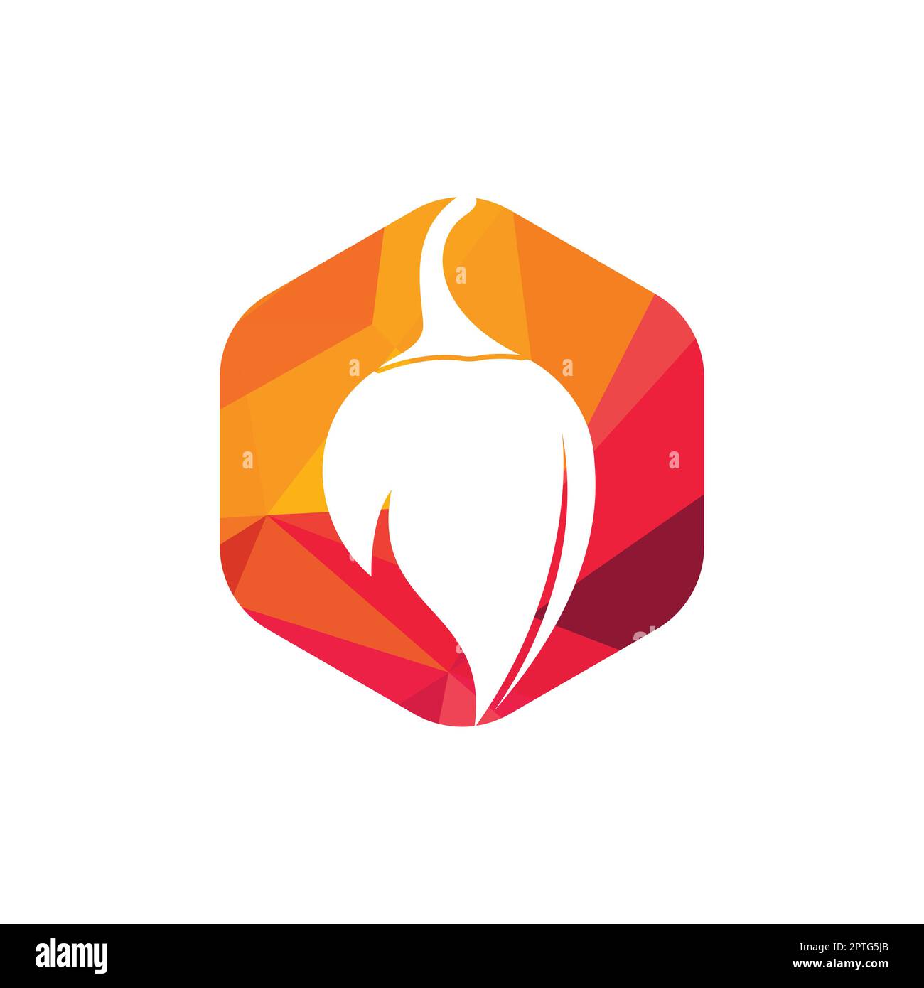 Chili hot and spicy food vector logo design inspiration. Chili pepper ...