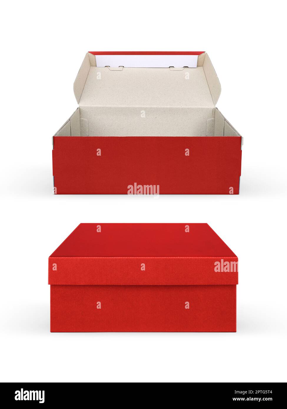 Blank package Box. Isolated on white background Stock Photo - Alamy