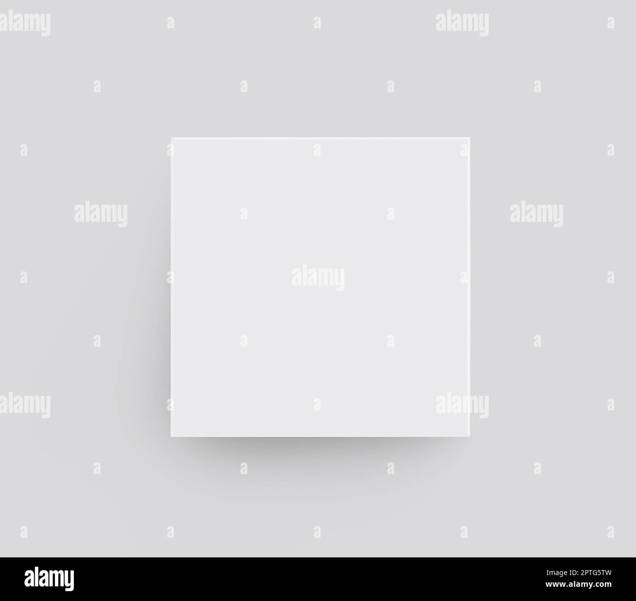 Blank package Box. Isolated on white background Stock Photo - Alamy