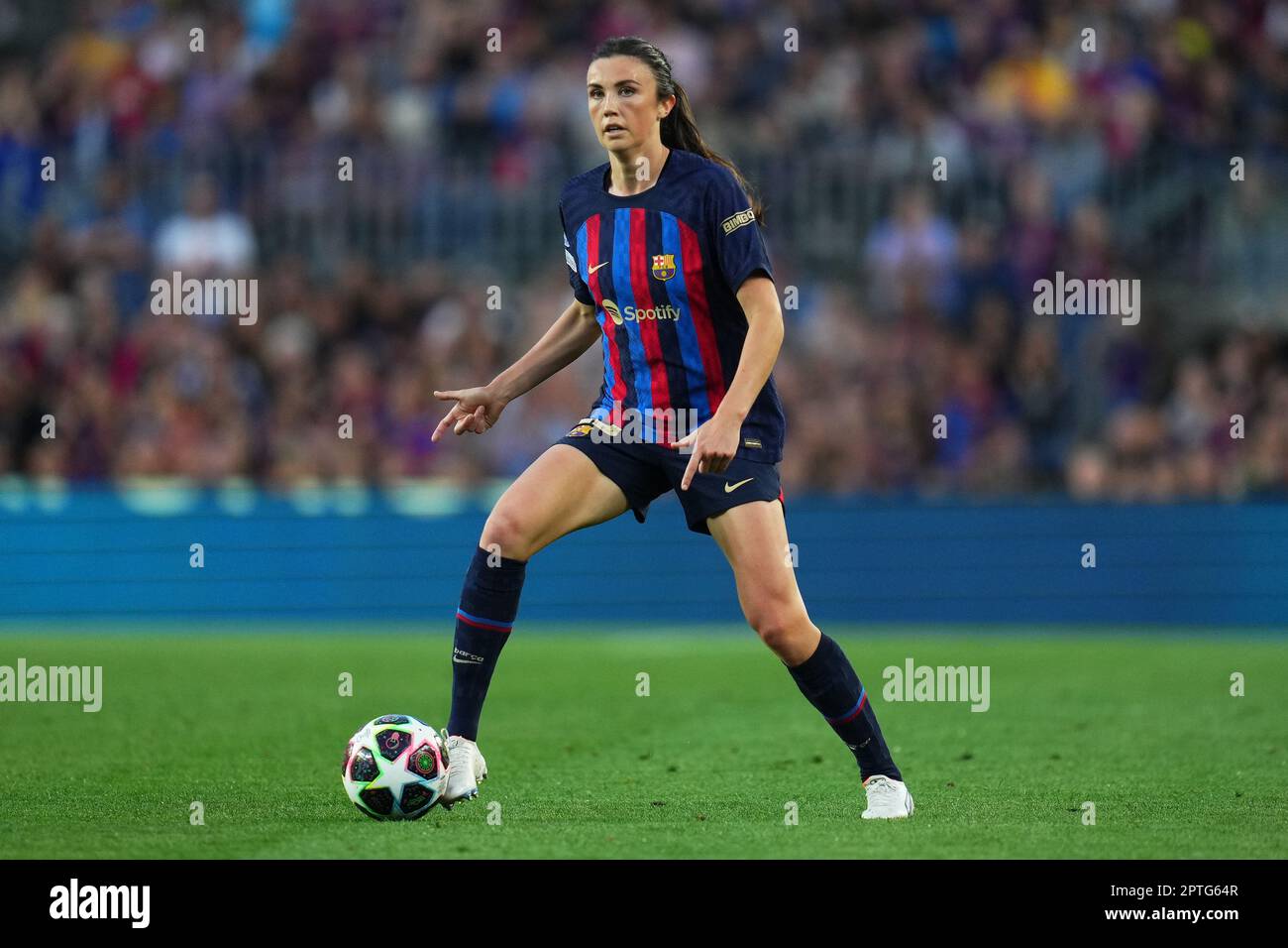 Ingrid Engen of FC Barcelona during the UEFA Womens Champions League ...