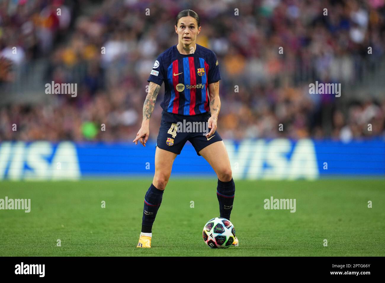 Mapi Leon of FC Barcelona during the UEFA Womens Champions League match ...