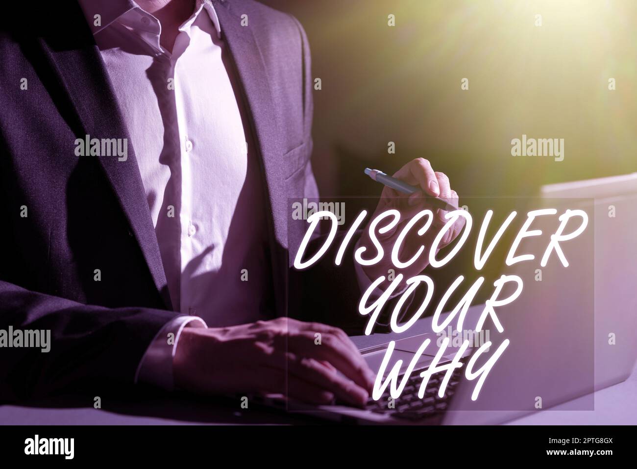 Sign displaying Discover Your Why, Business approach knowing the reason ...