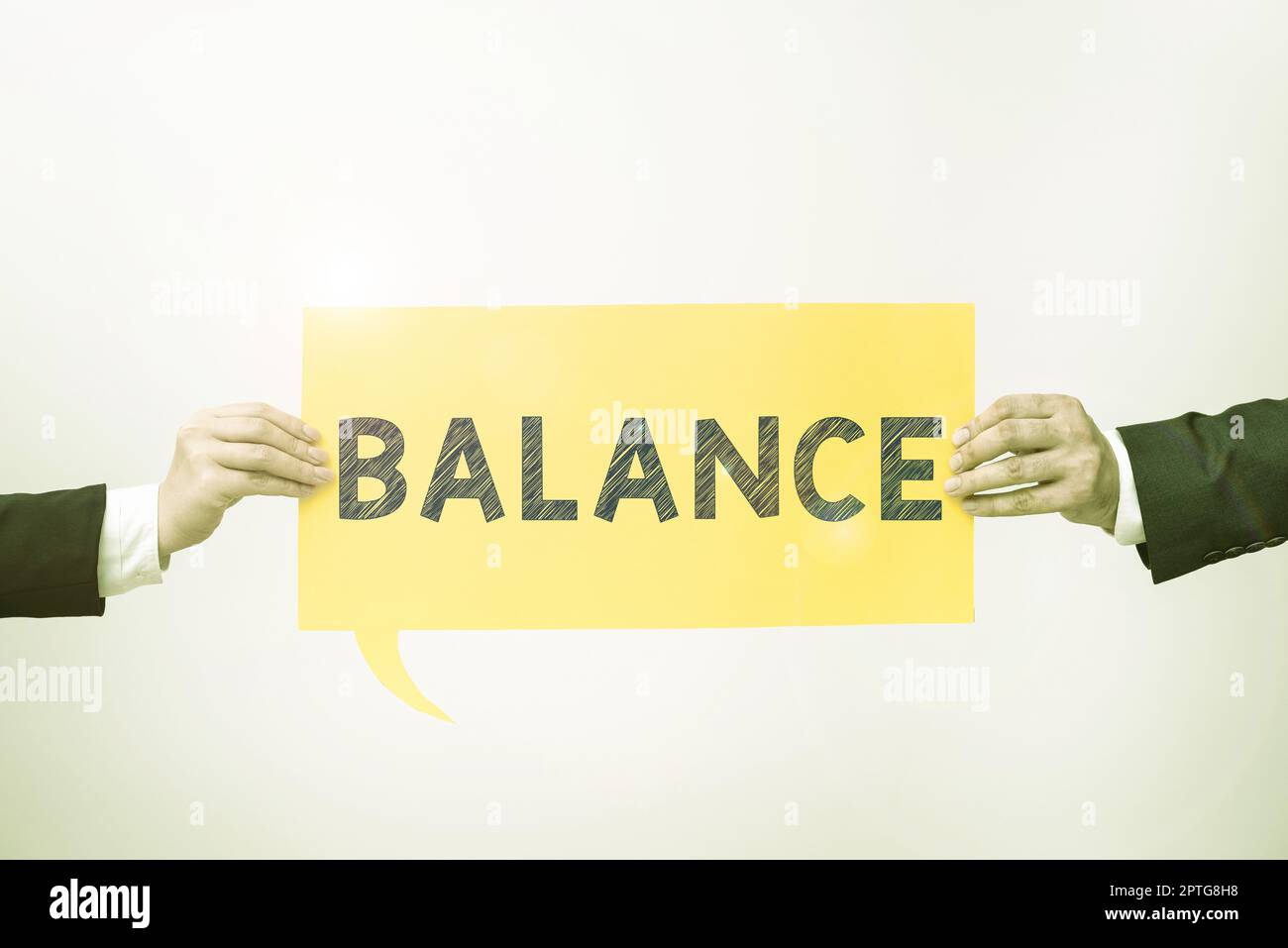 Inspiration showing sign Balance, Word Written on condition in which ...