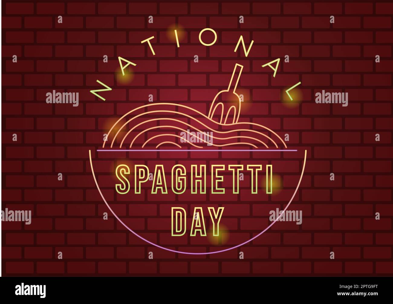 National Spaghetti Day on 4th January with a Plate of Italian Noodles ...