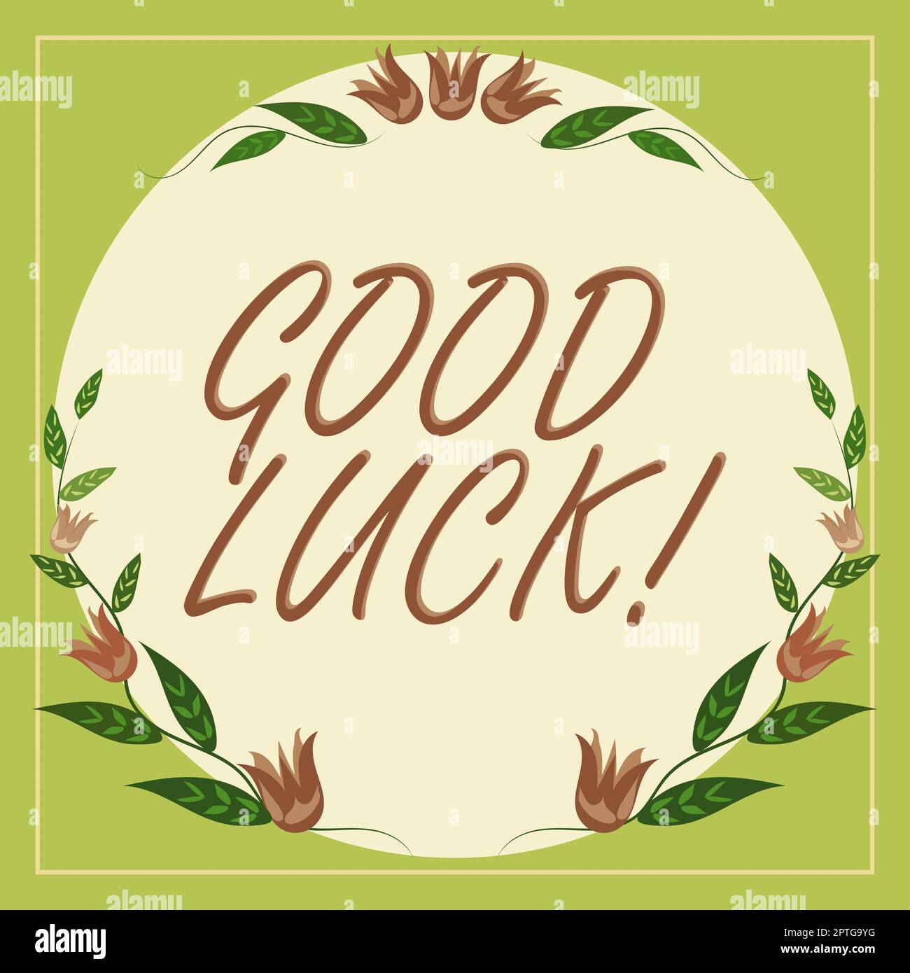 Conceptual caption Good Luck, Business showcase A positive fortune or a ...