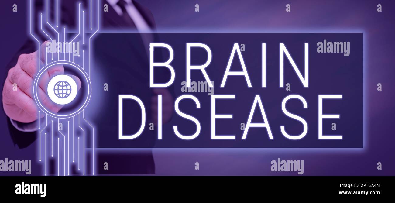 Writing displaying text Brain Disease, Business showcase a neurological ...