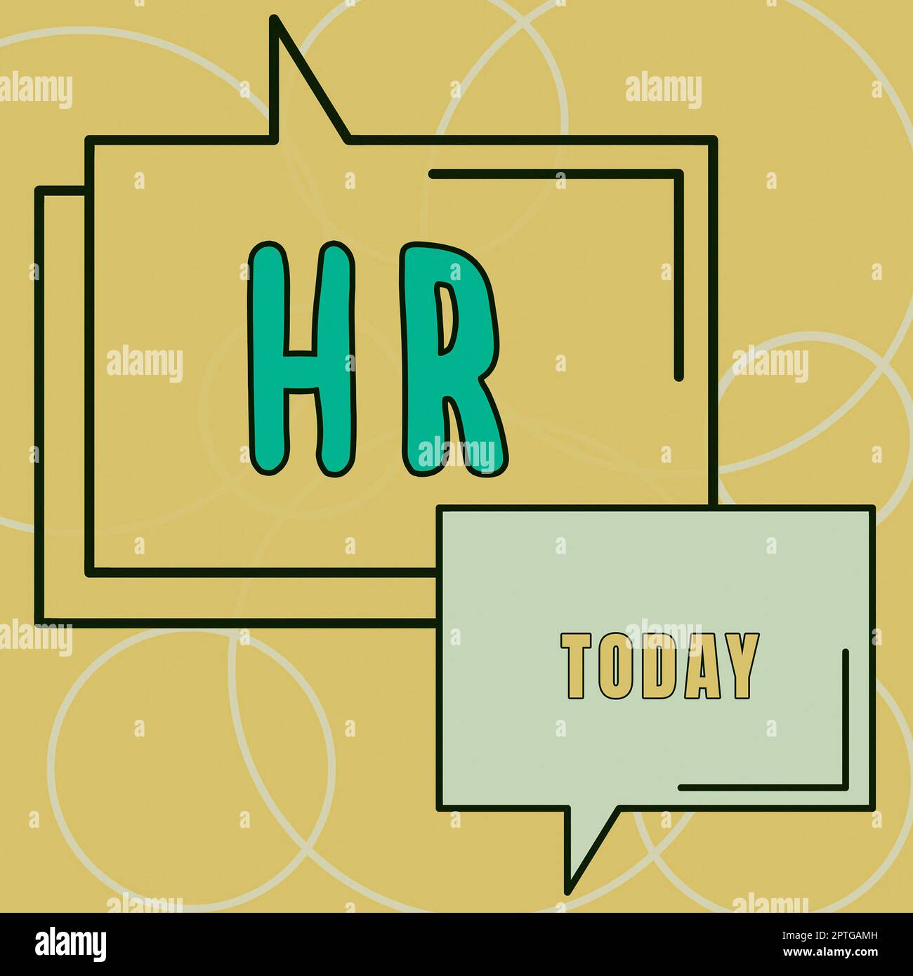 Text showing inspiration Hr, Word Written on human resource strategic ...