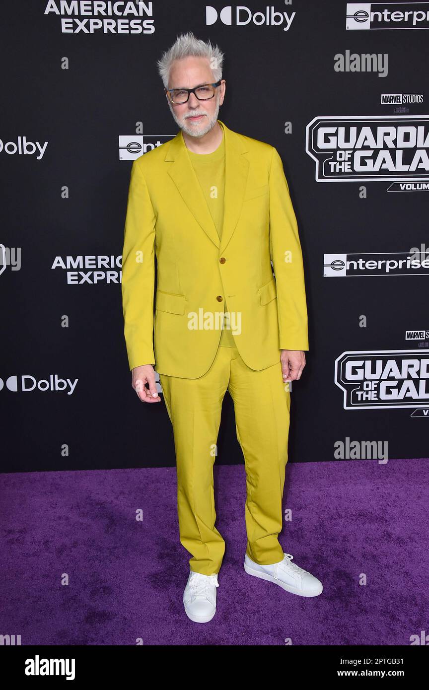 James Gunn arrives at the world premiere of "Guardians of the Galaxy ...