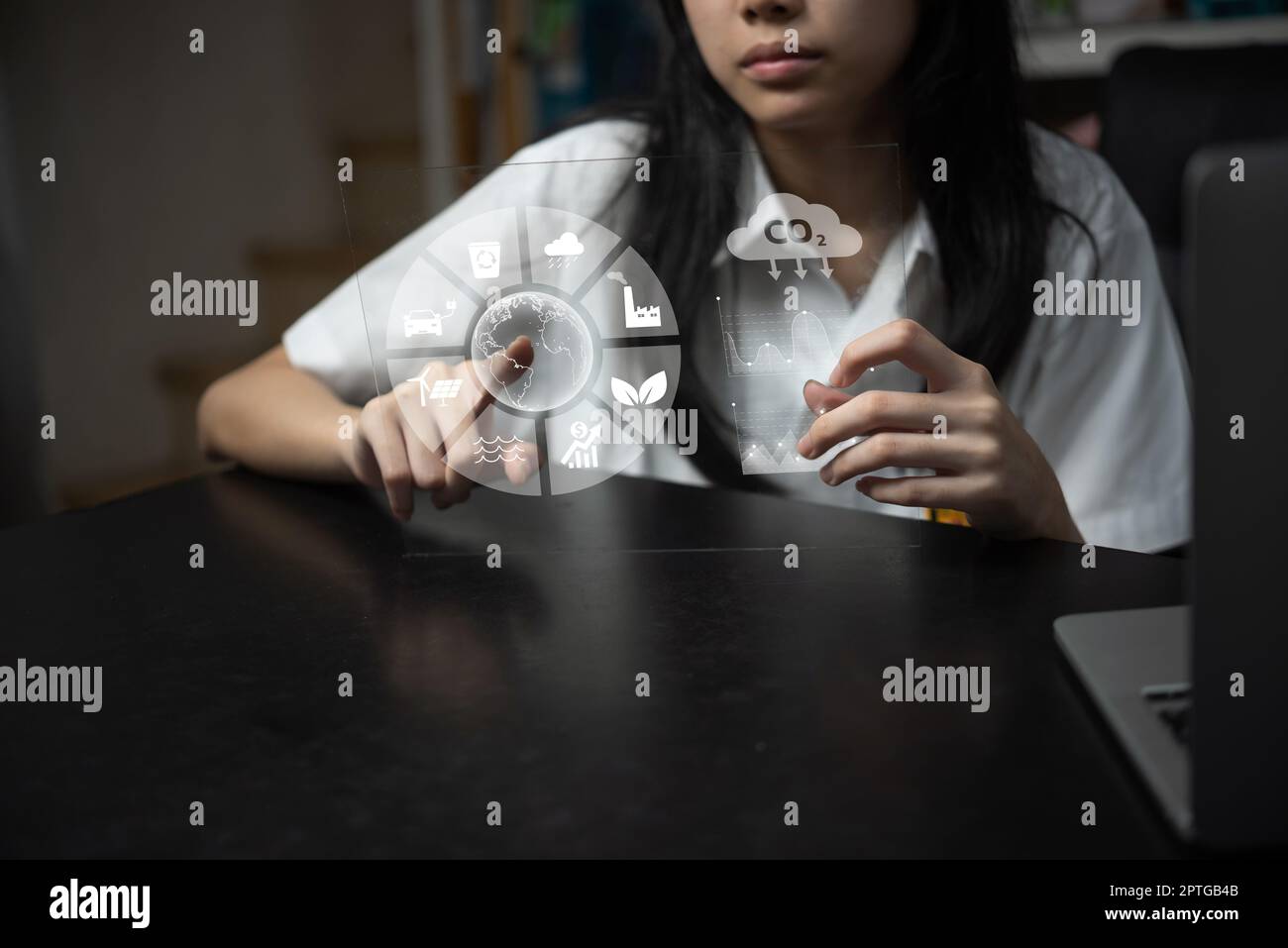 Net zero greenhouse gas emissions target. carbon credit Climate neutral ...