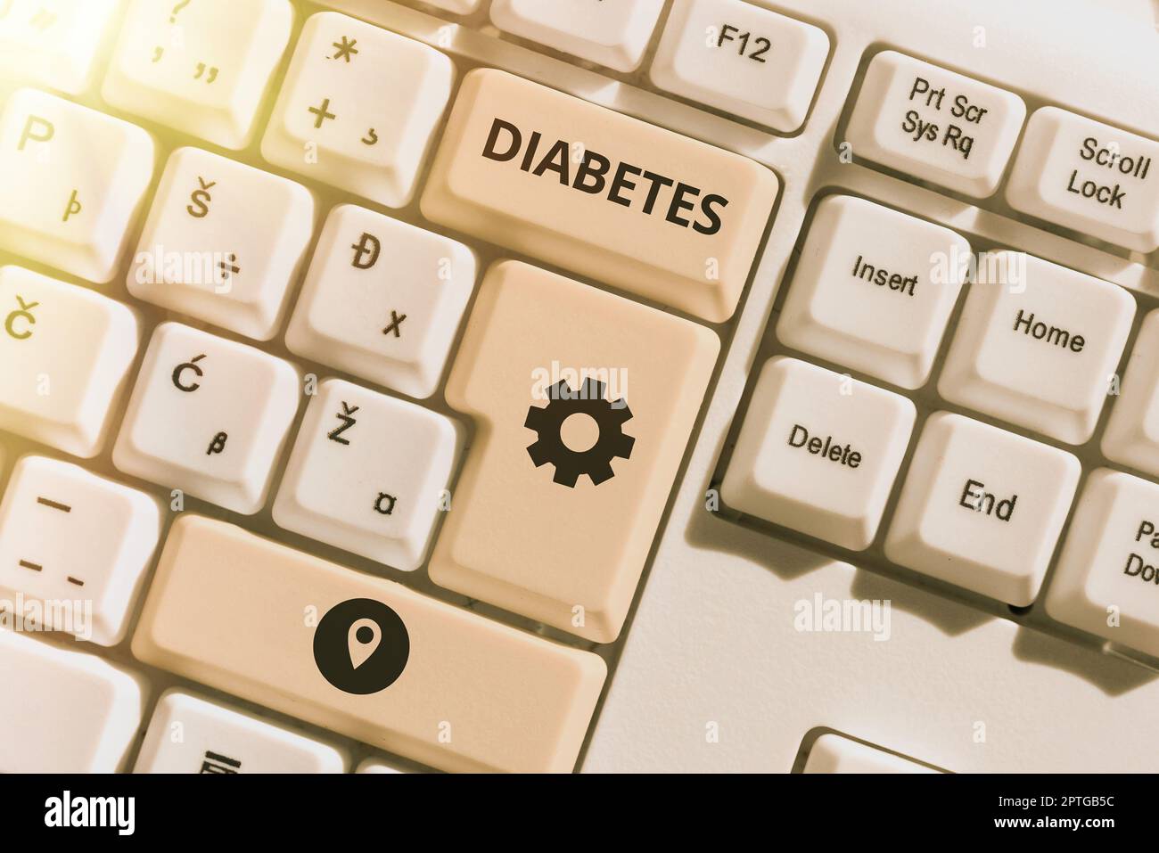 Sign displaying Diabetes, Business overview any of various abnormal ...